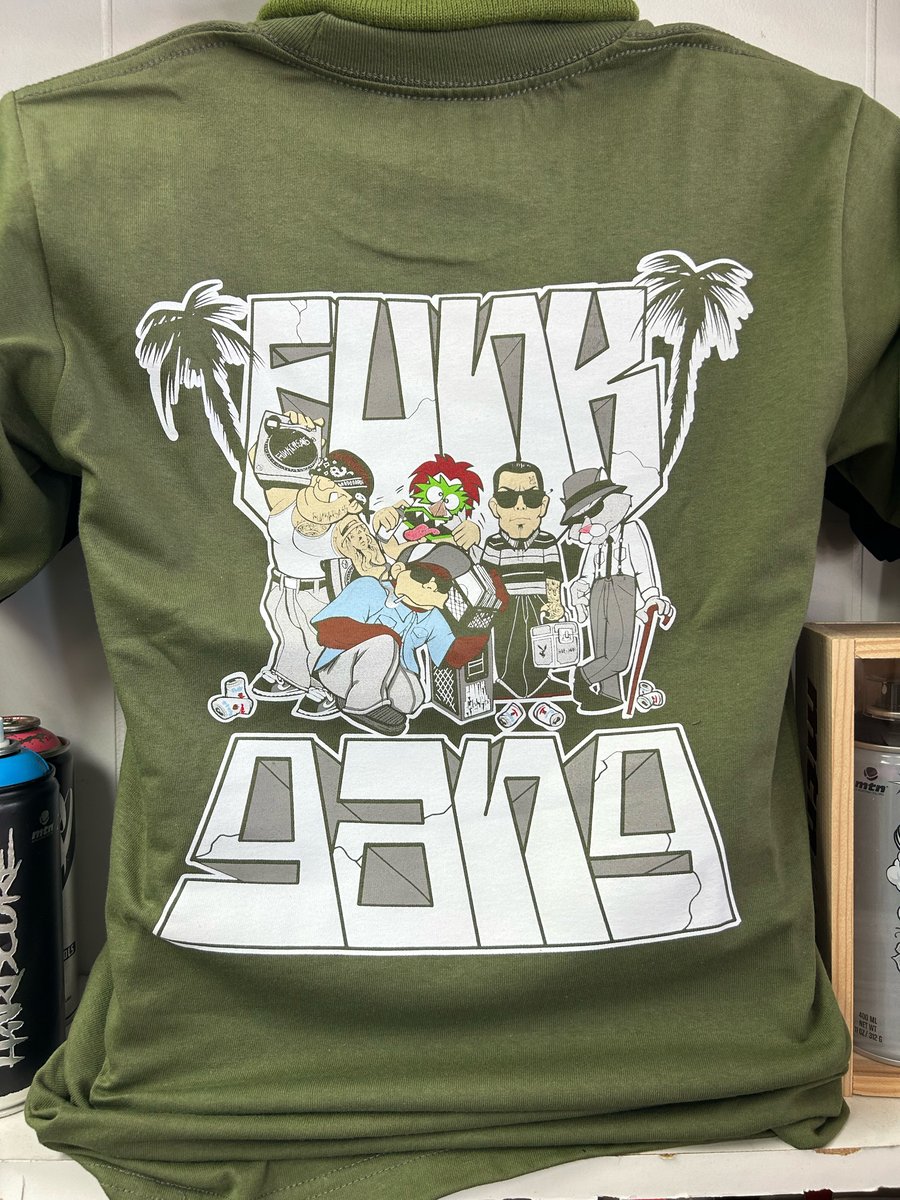 FUNK GANG Tee green | FUNKFREAKS