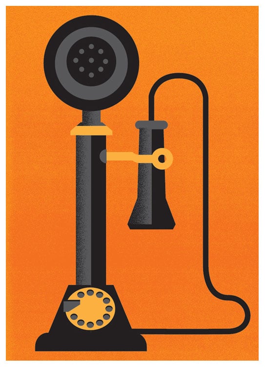 Call Me Everyday Greeting Card - Blank Inside | strawberryluna