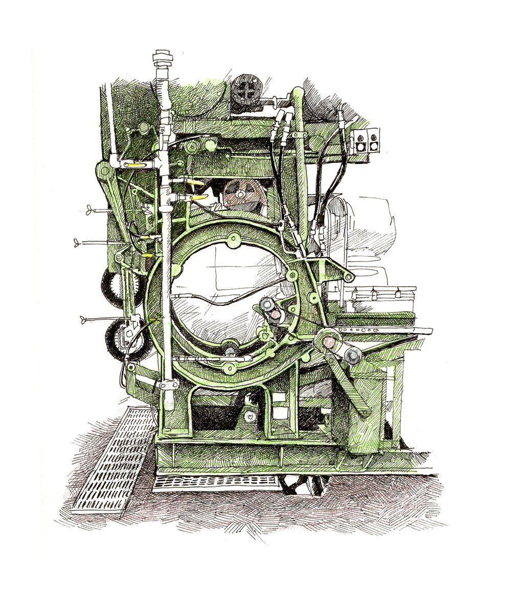 Salmon Processing Machinery No. 1 8" X 8" | The Scow