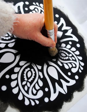 Janpath Furniture Stencil for Wall, Fabric and Furniture DIY Projects ...
