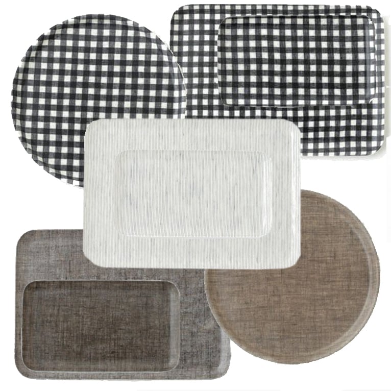 Linen Coated Trays / Hedgerow General