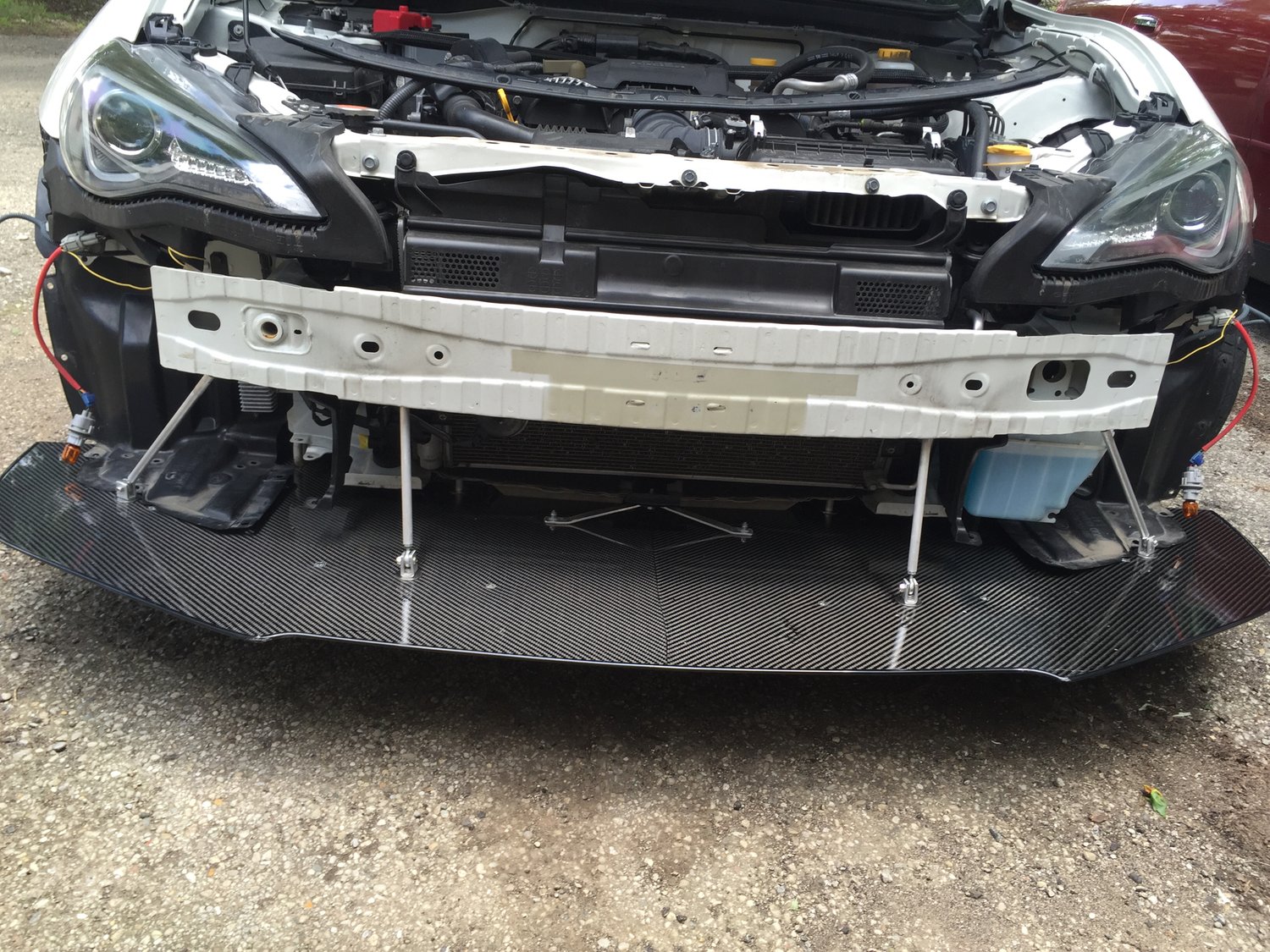 FRS/BRZ front air splitter | Marsh Composites