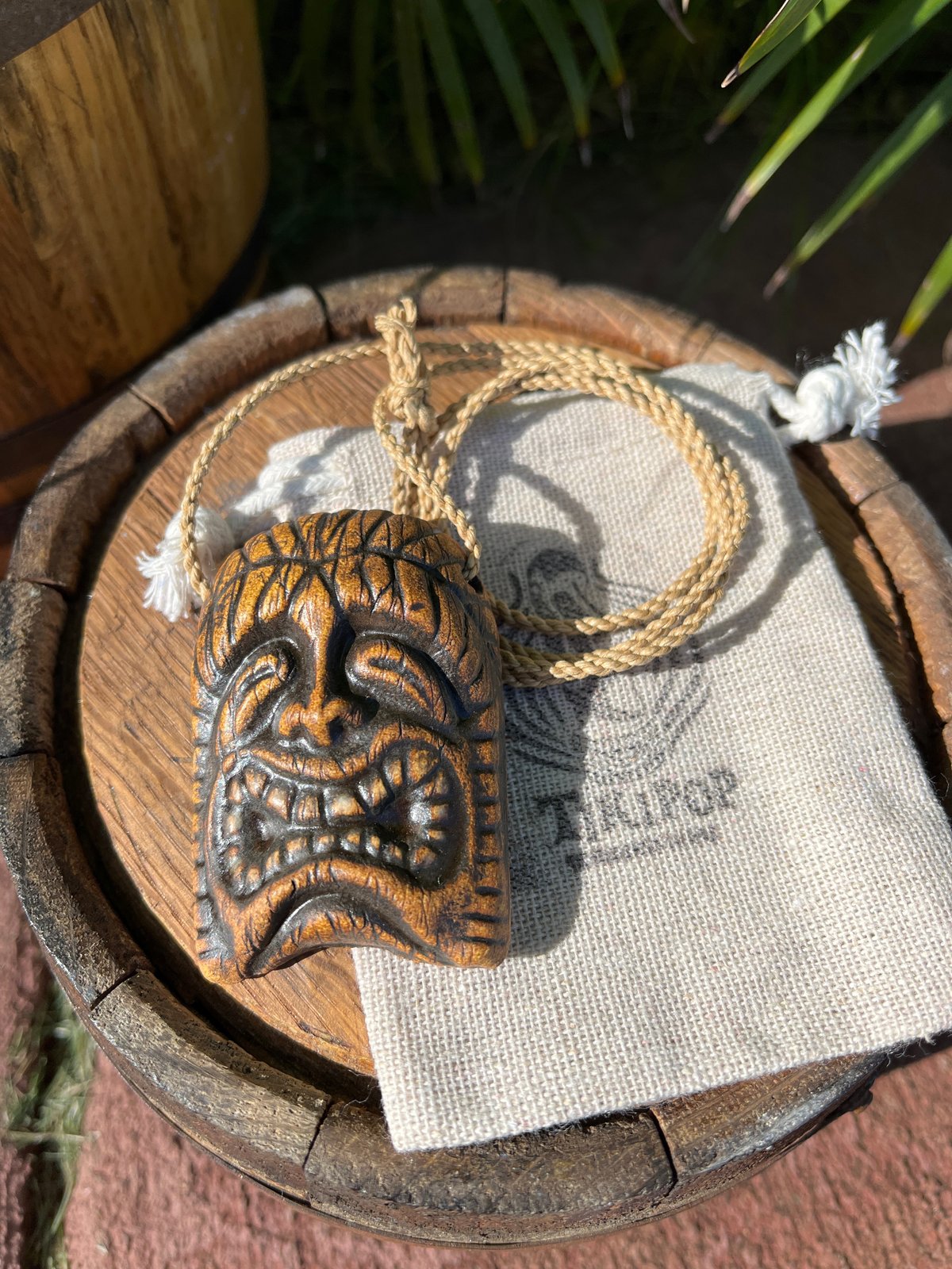 Handmade Ceramic Tiki Pendants | Beachbumz Tiki & Gift Shop