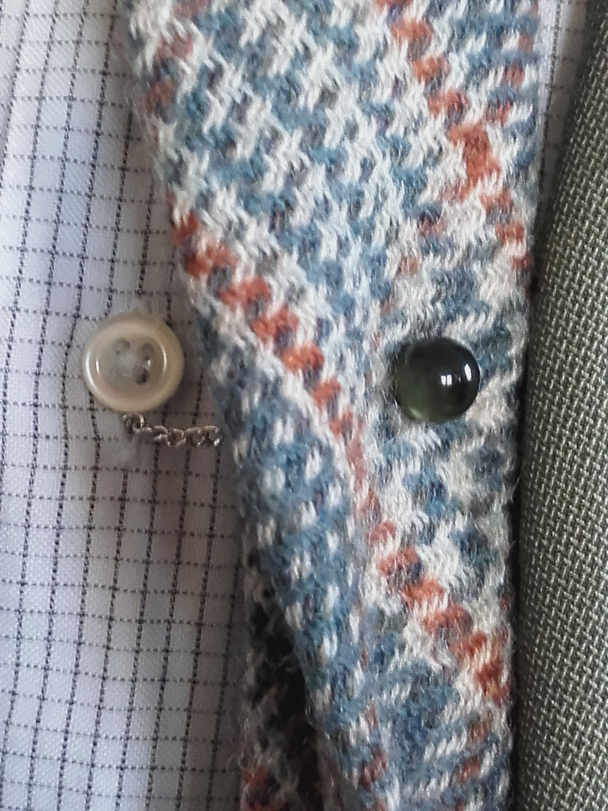 Spherical Green Glass Tie Tack | Flute & Rye
