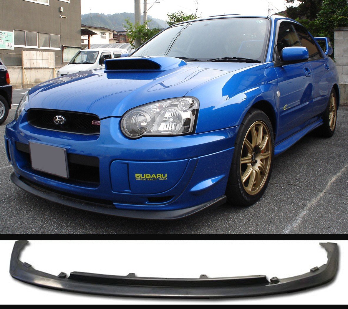 SubieCity — 2004-05 SUBARU IMPREZA WRX STI FRONT BUMPER LIP