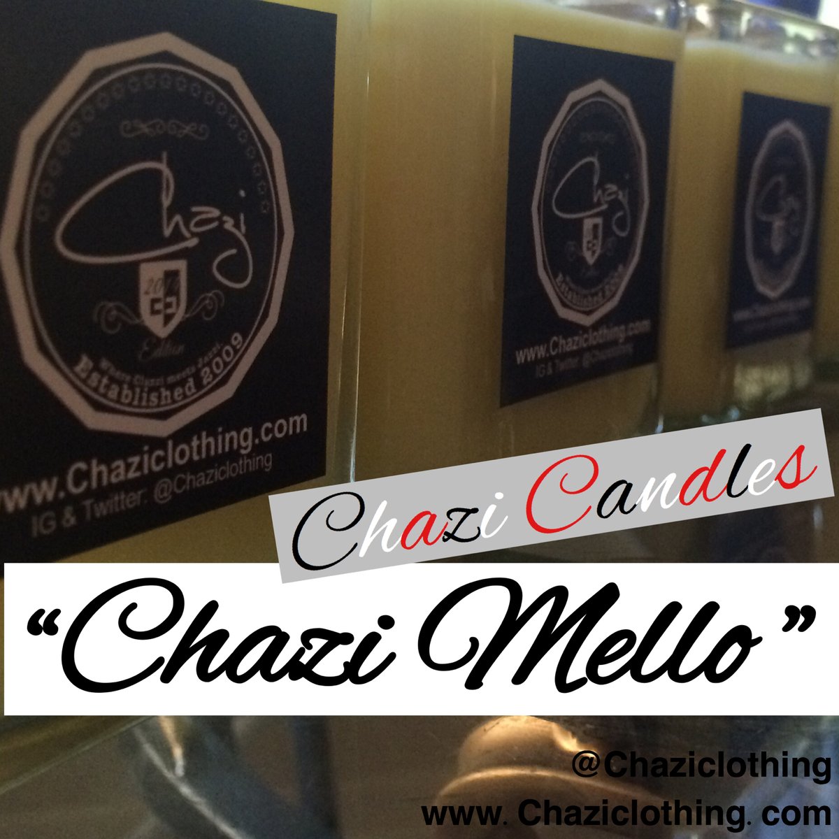 Chazi Candle "Mello" | Chazi Clothing Co.