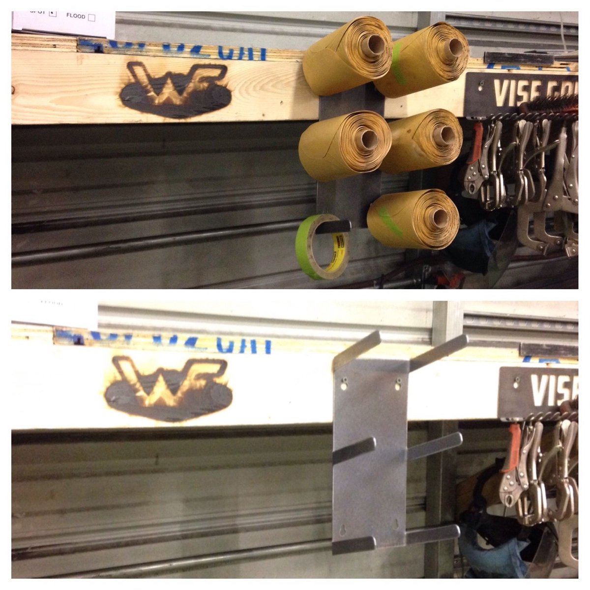 Sandpaper Rack - Holds Up To 6 Rolls | Winter Fab Online