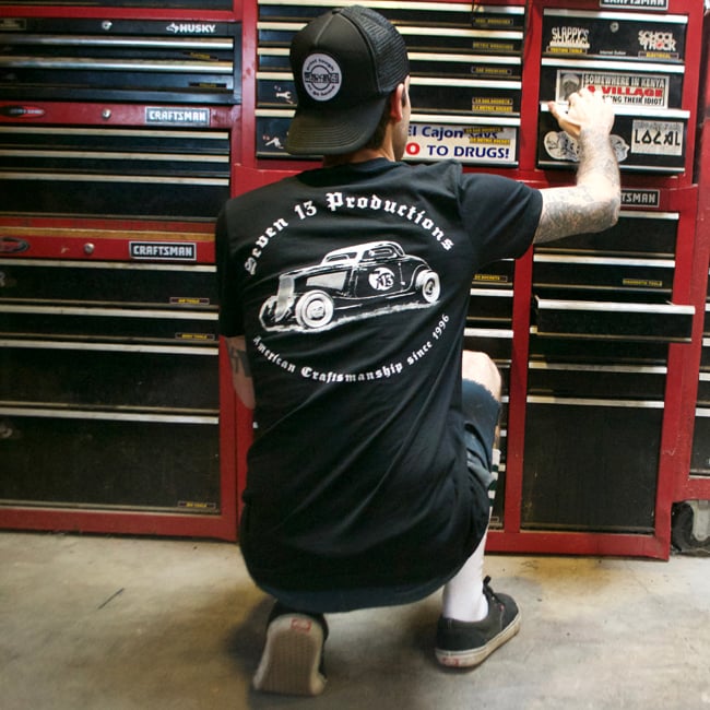 Seven 13 Productions — American Craftsmanship 1934 Coupe T-shirt