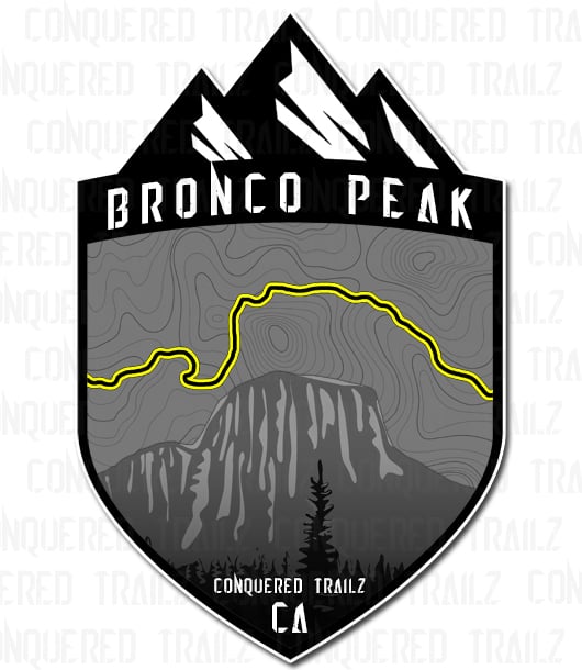 "Bronco Peak" Trail Badge / Conquered Trailz