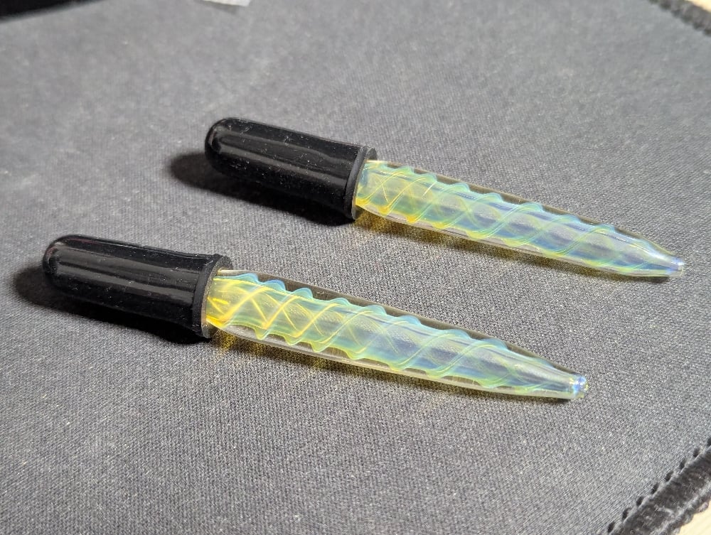 Ink- Dropper : Spiral Fumed | Hanabi Glass