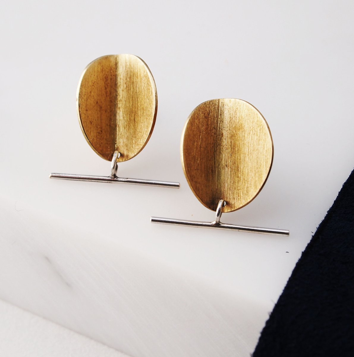 Electric Disc Studs | Louise Buchan