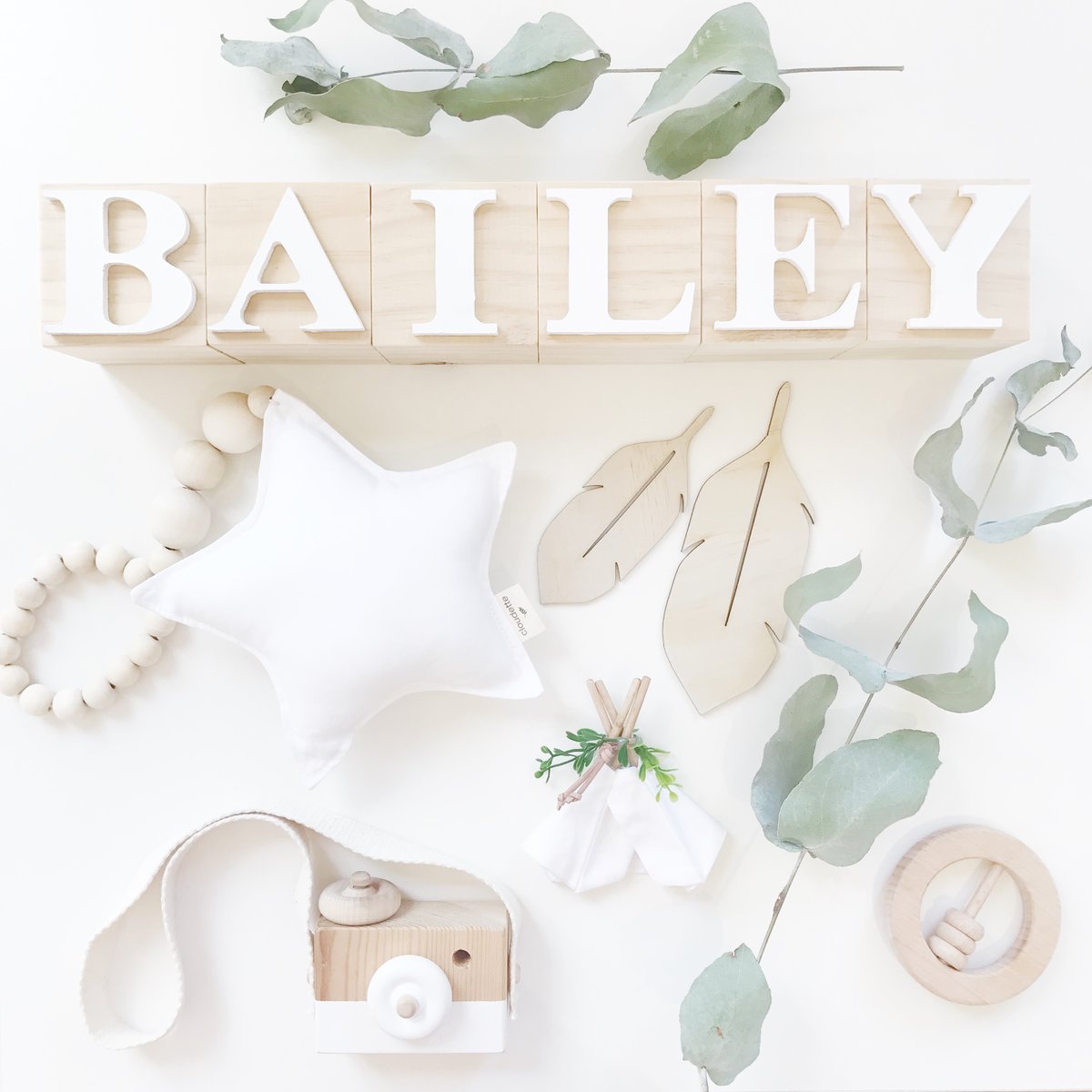 Ashlea Jasmine Designs — BABY NAME BLOCKS