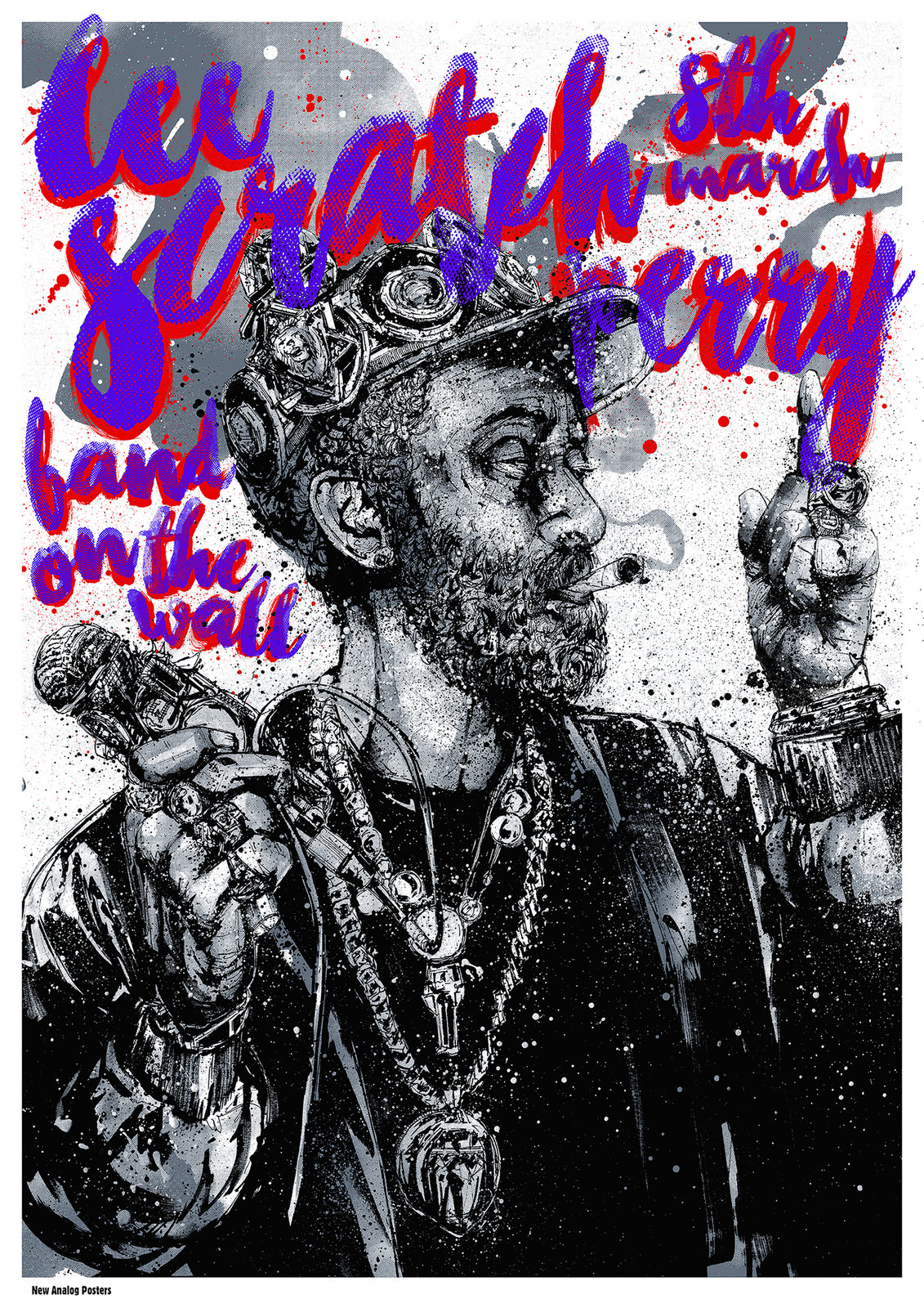 Lee Scratch Perry - Band In The Wall 2017 / New Analog Posters