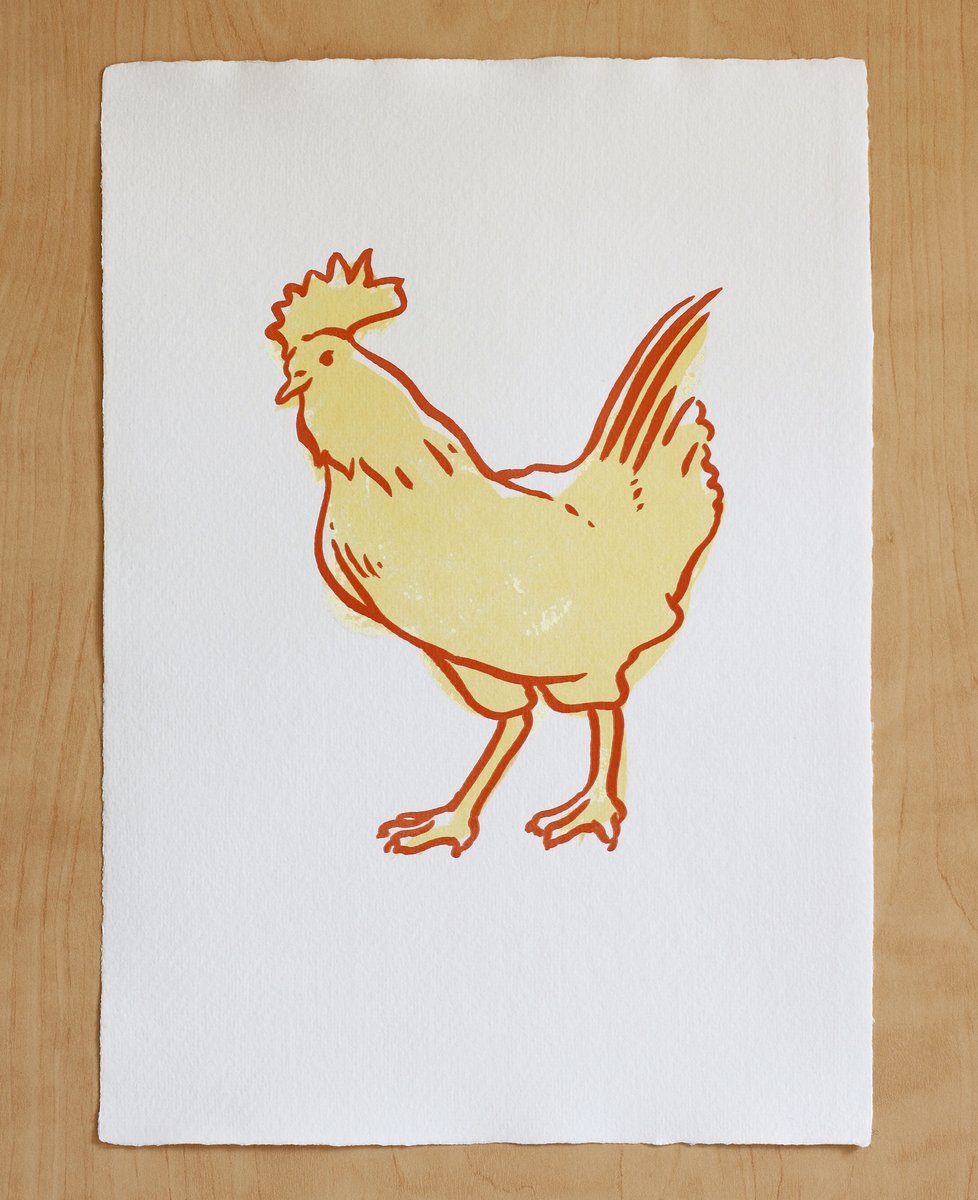 CHICKEN Print | Fickle Hill Letterpress