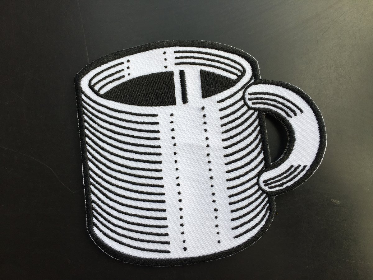 Frontage Roads — Camp Coffee Cup Patch