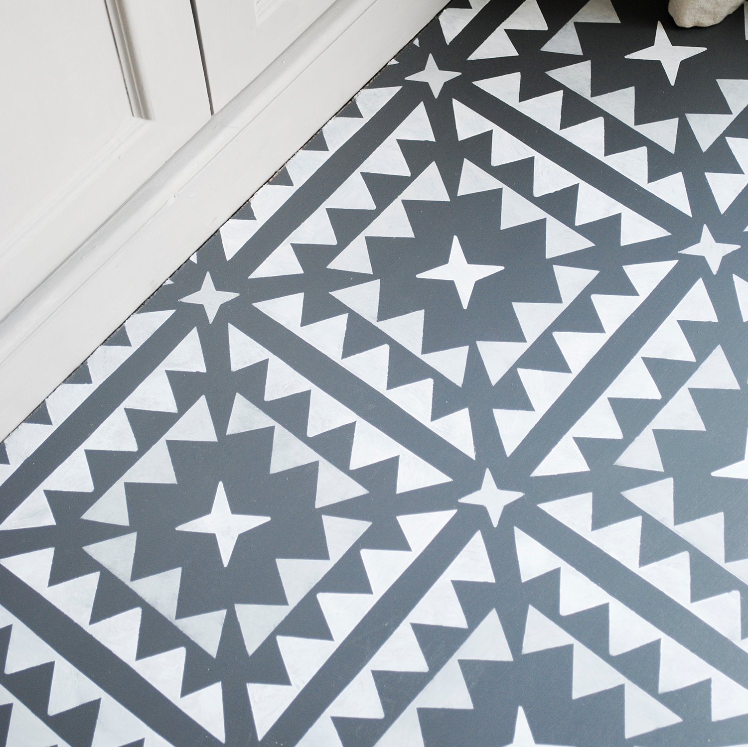 Large Hammam Floor Stencil / Nicolette Tabram Stencils