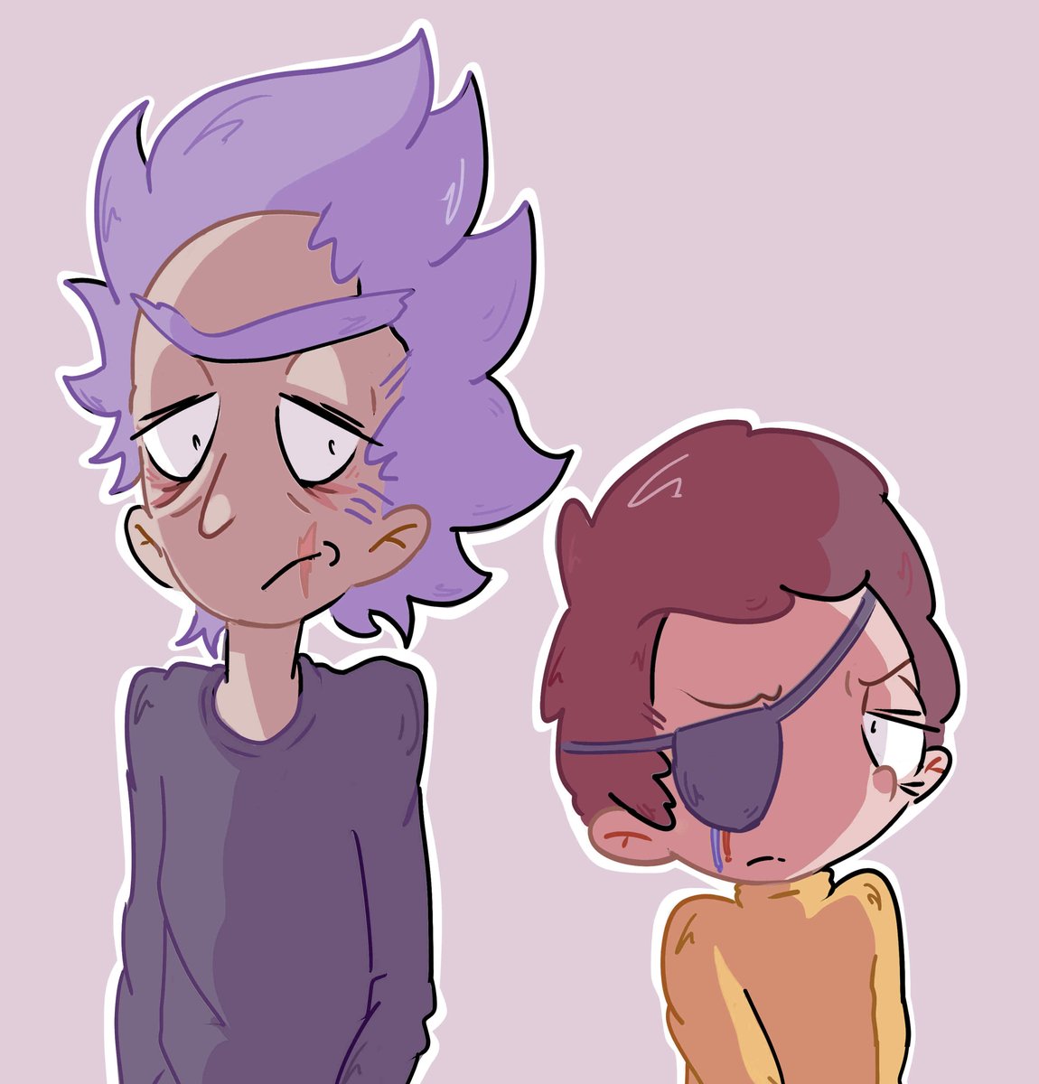 schwifty-rick — Evil Rick and Morty Stickers