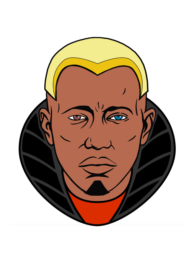 Style Over Substance — Simon Phoenix by Doaly (Pin + Stickers)