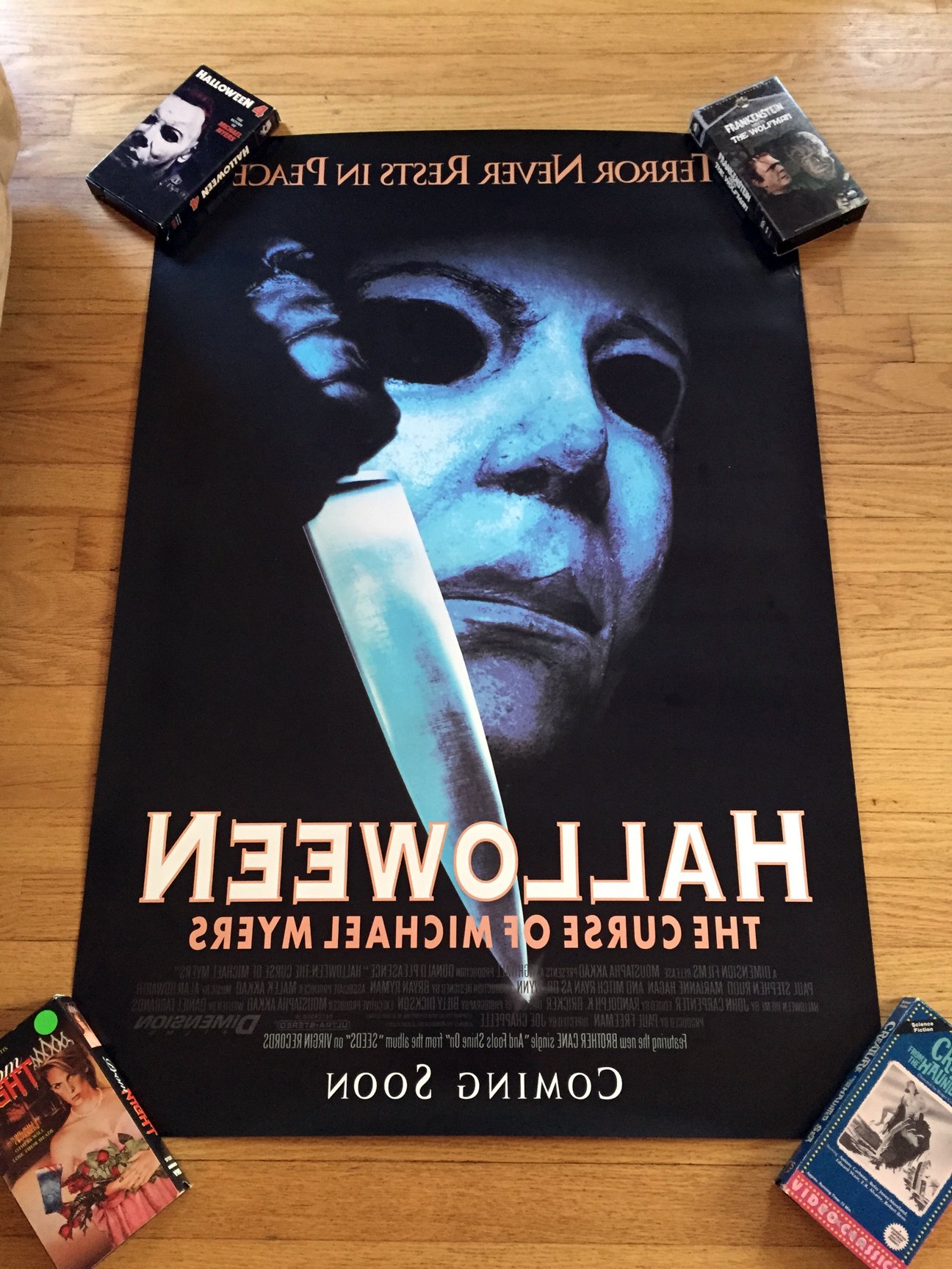 1995 HALLOWEEN 6: THE CURSE OF MICHAEL MYERS Original Double-Sided One ...