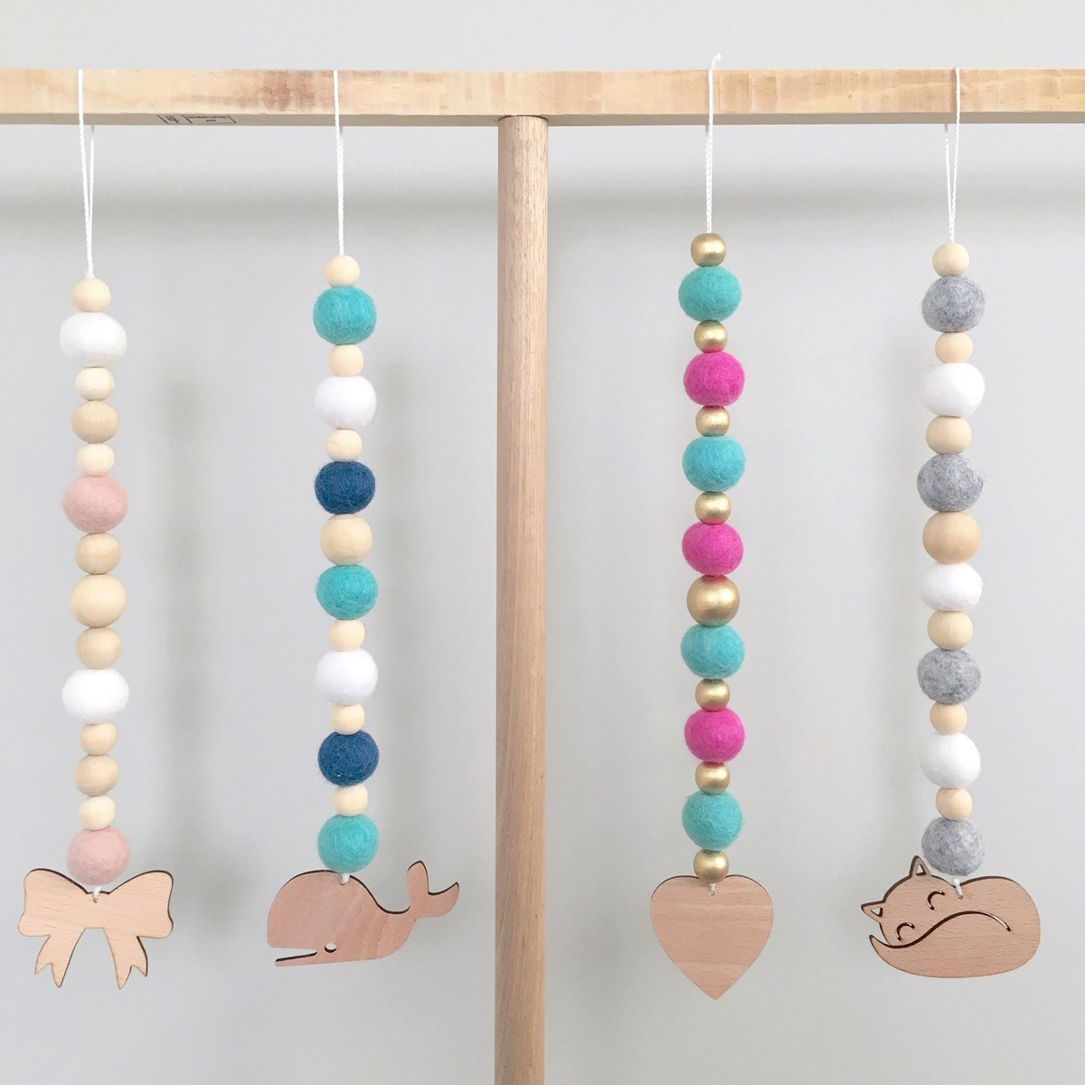 Mini Garlands - wooden shapes / The Little Wood