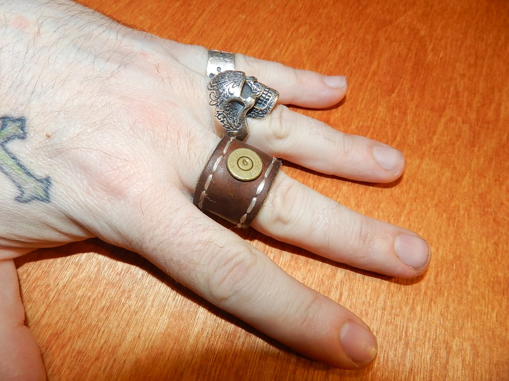 Bullet shell ring | STITCHBLADE LEATHERWORX