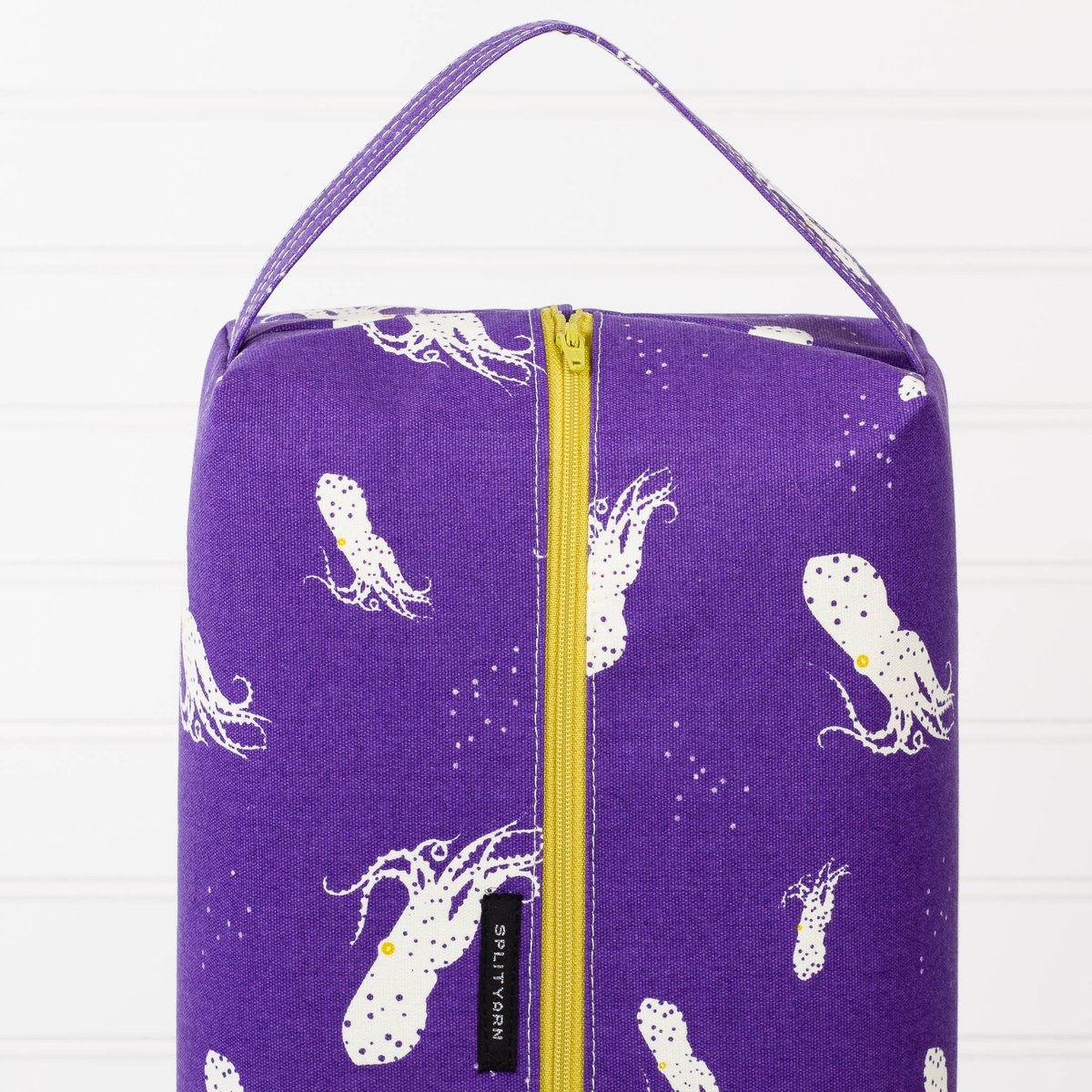 Charley Harper Octo Pool Purple Biggie box bag | Splityarn