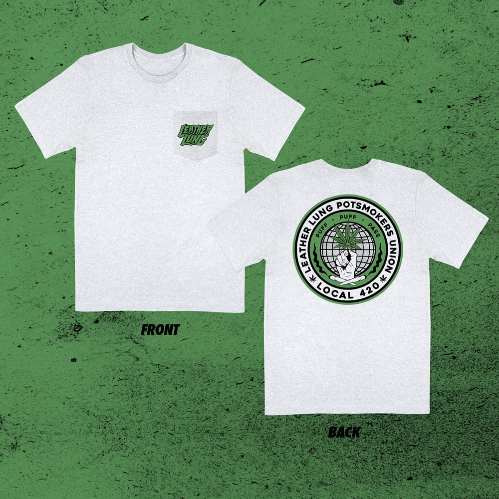 Local 420 Pocket T-shirt / LEATHER LUNG