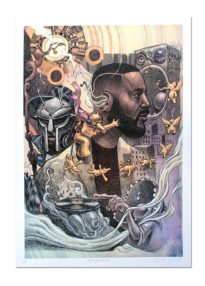 Madlib - Lithograph Print | Dan Lish Artworks