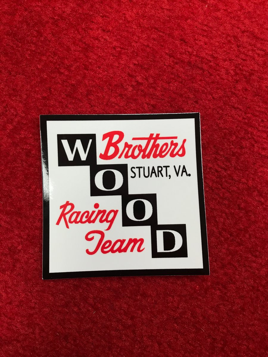 Wood Brothers Racing — Block Logo Decal