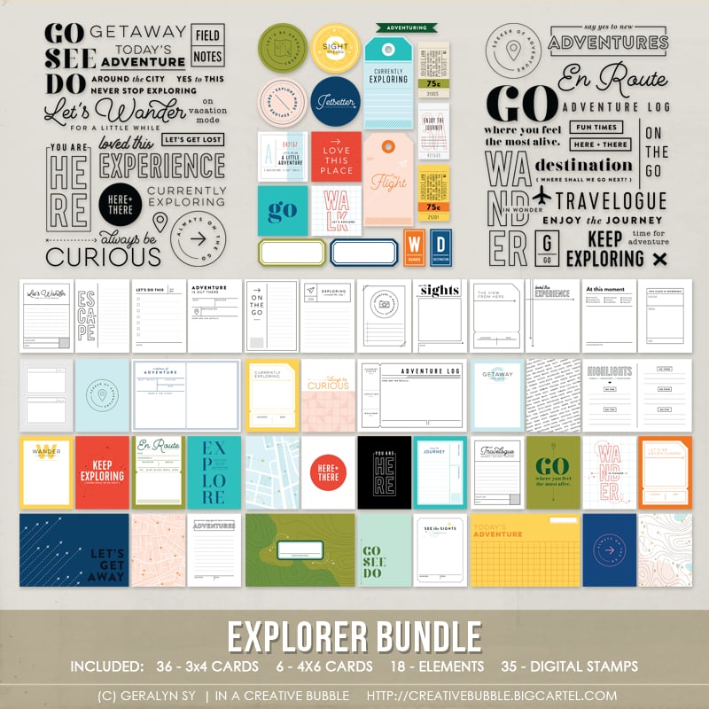 Explorer Bundle (Digital) | In a Creative Bubble