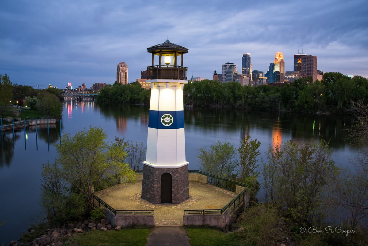Boom Island at Night | Ben R Cooper Photography