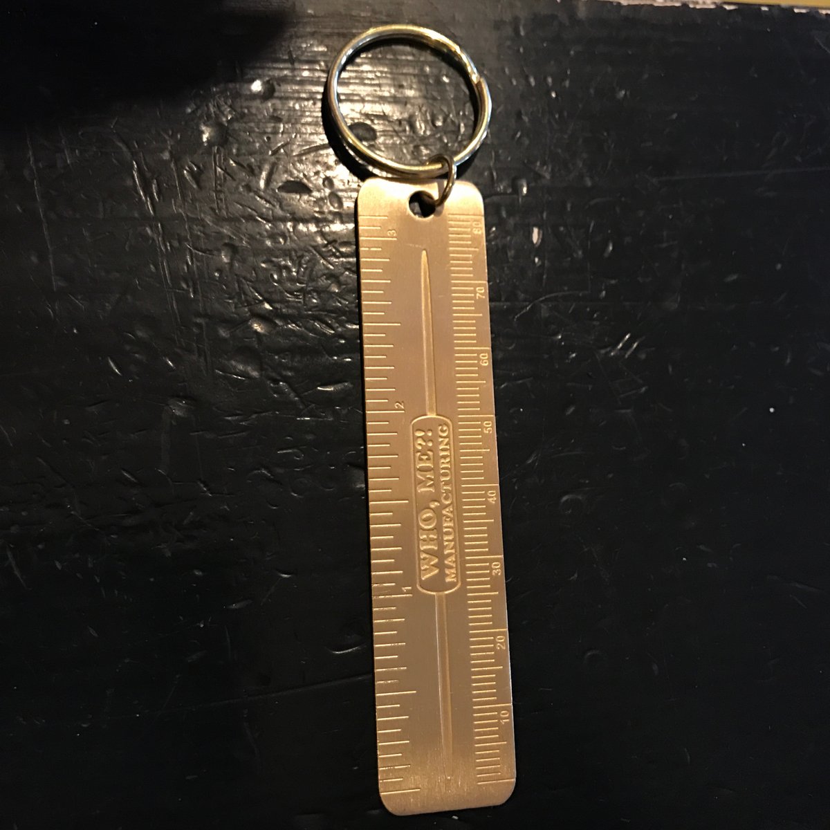 NUDIE / RULER KEYCHAIN / WHO, ME?! NOVELTY CO.