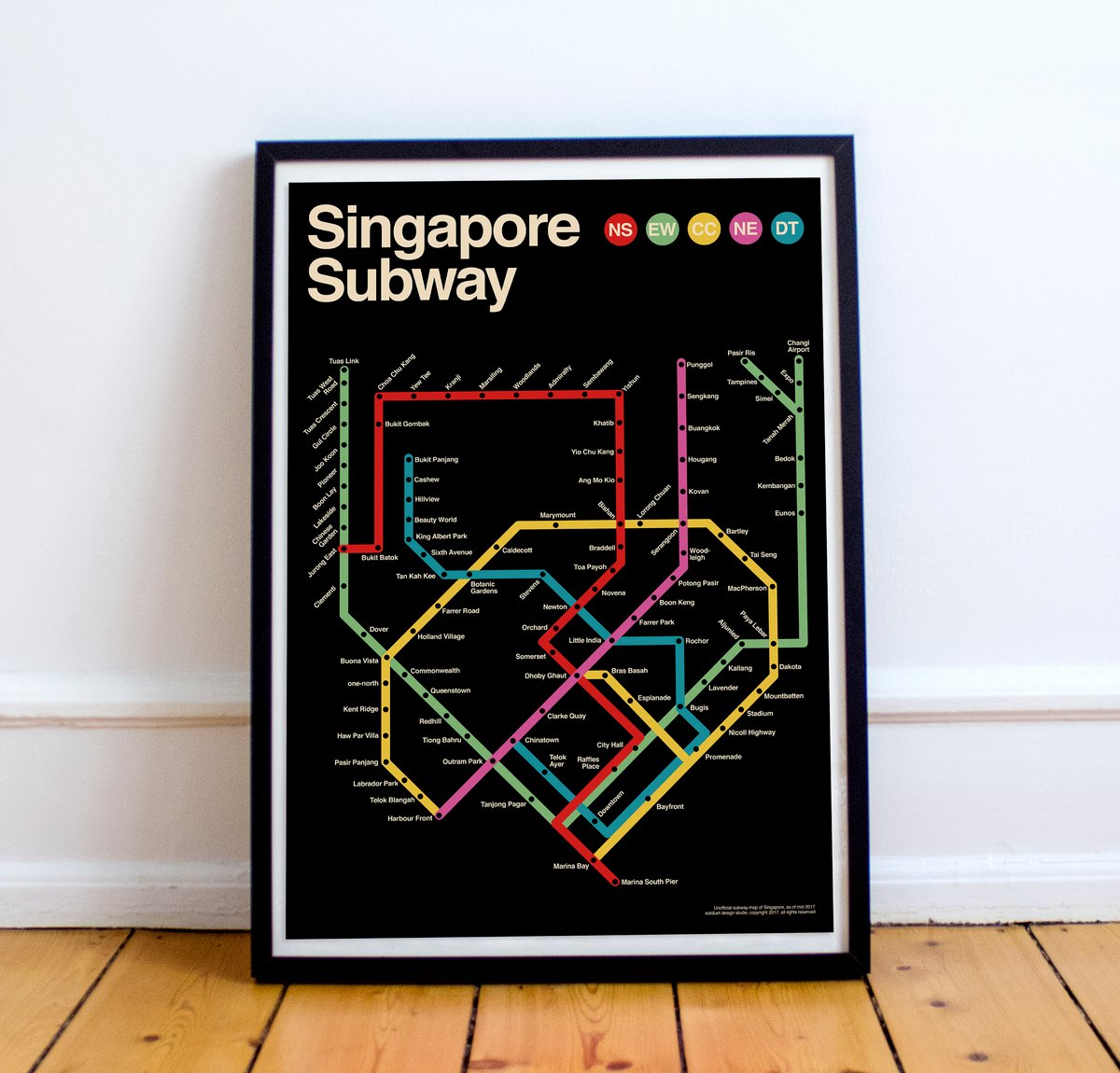 Subway Poster Size Fine Art Print Of Subway Tracks And Train Fine