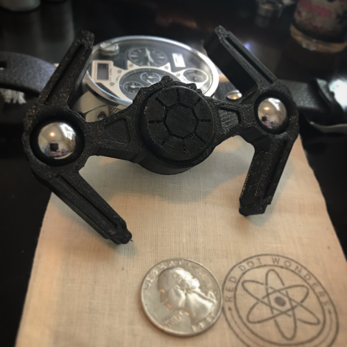 Tie Fighter Advanced Spinner | Red Dot Wonders