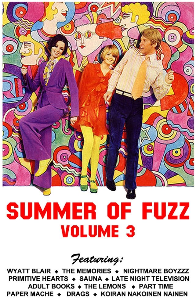 Fuzz City Records — "Summer of Fuzz Volume 3" Cassette - SOLD OUT