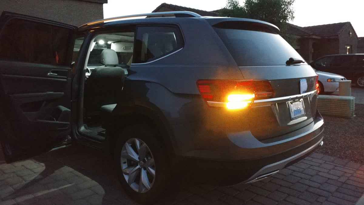 Dark Amber Rear Turn Signals Fits: Volkswagen Atlas | deAutoLED