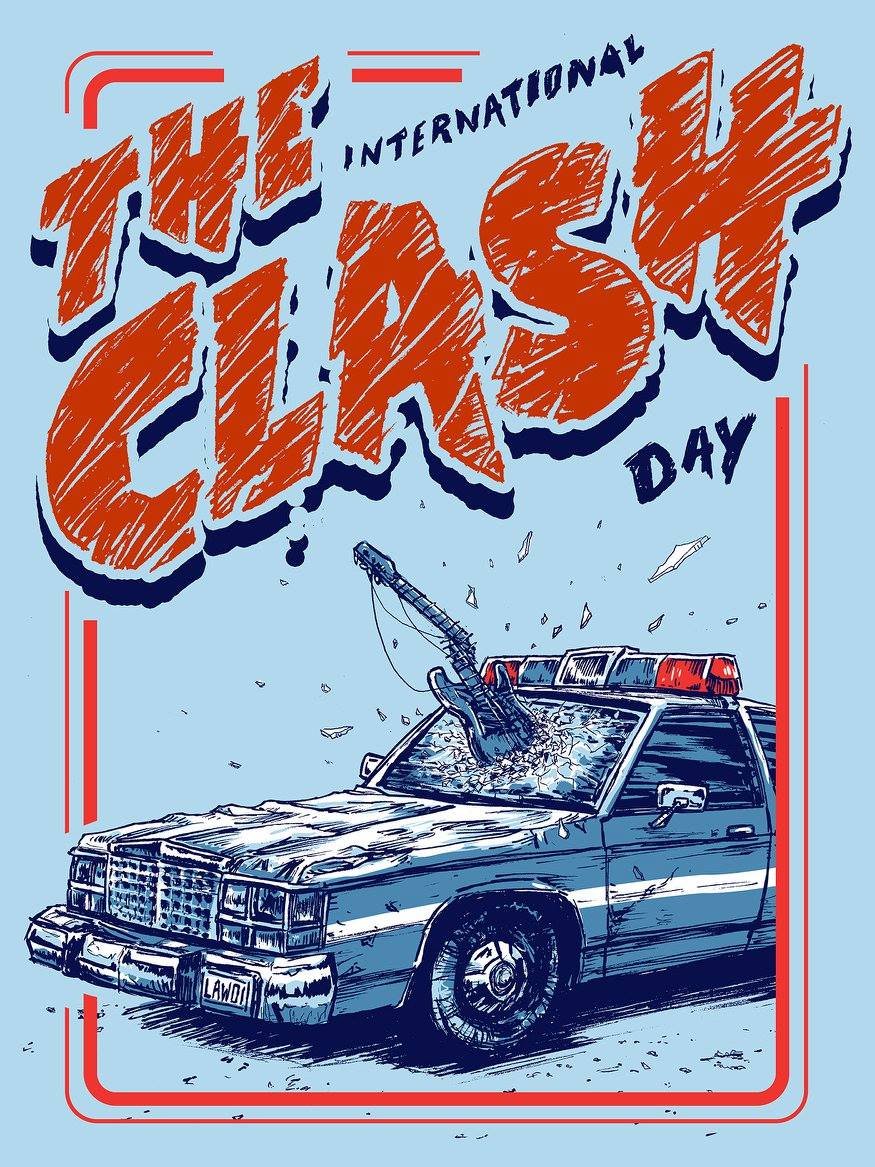 International Clash Day | Barry The Art Guy Store
