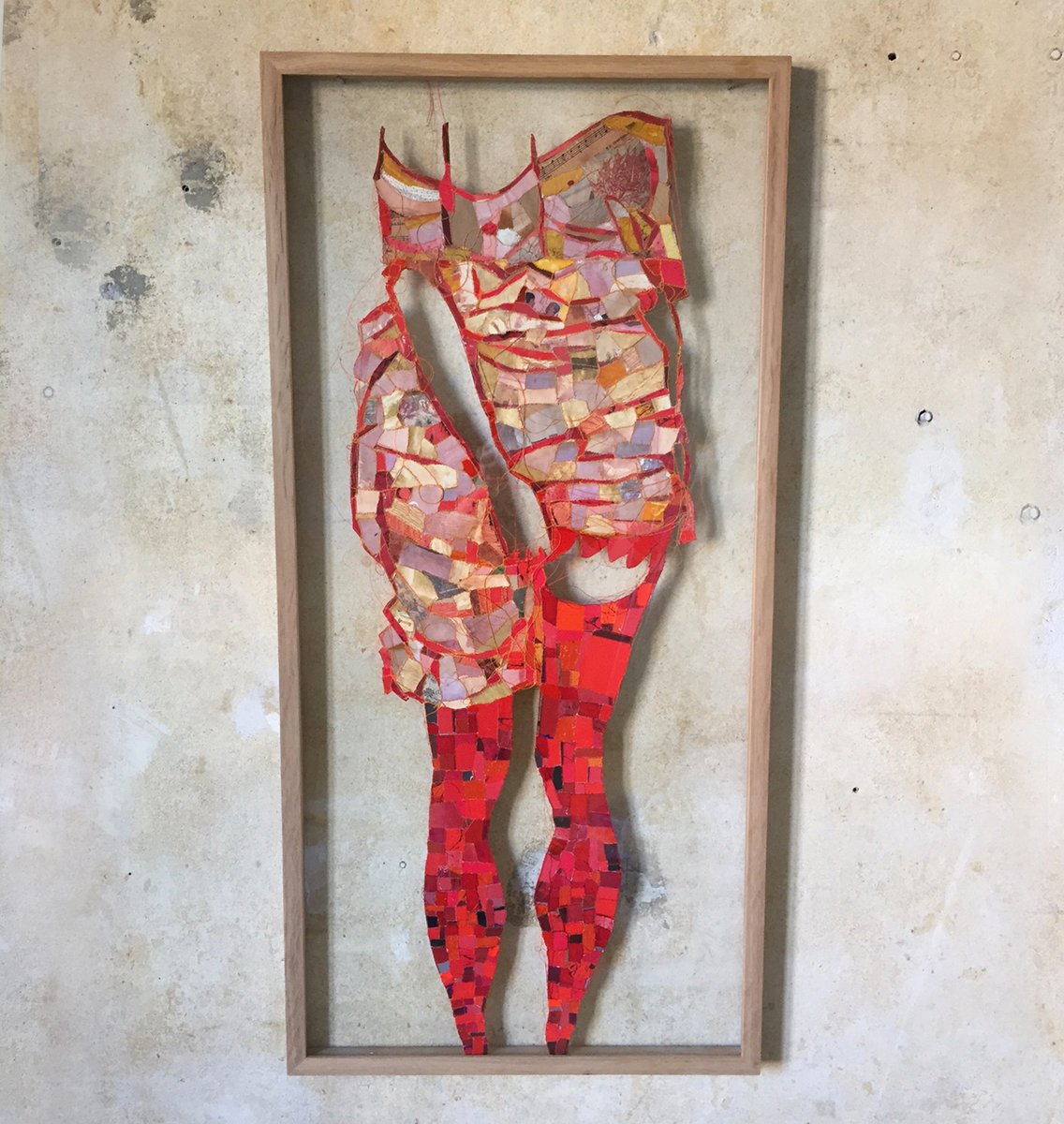 Red Legs | MADSTITCH - Sewn Art