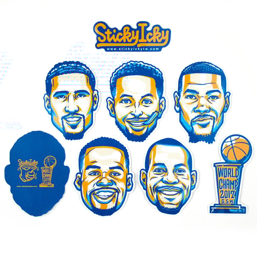2017 GSW Champs Pack | Stickyickytw
