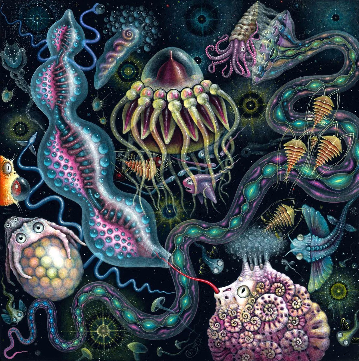 MICROVERSE V - 17 X 17" Signed Edition | R.S. CONNETT ARTWORKS