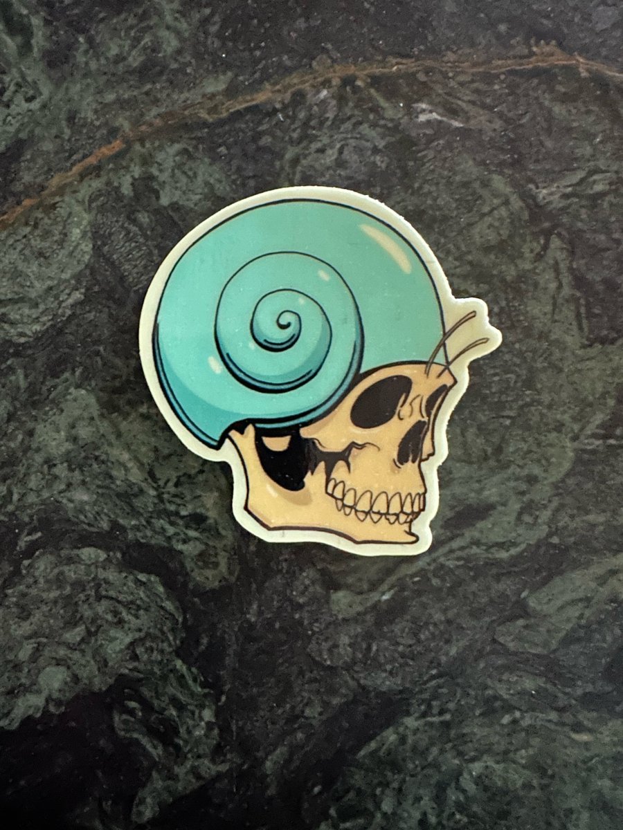 DEATH SNAIL STICKER | The Hidden Loom