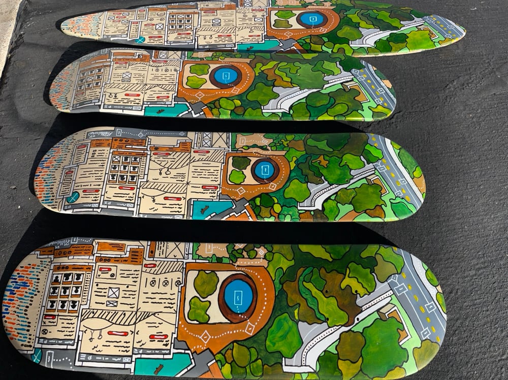 Shortboard Deck | Peter Pillsbury Art