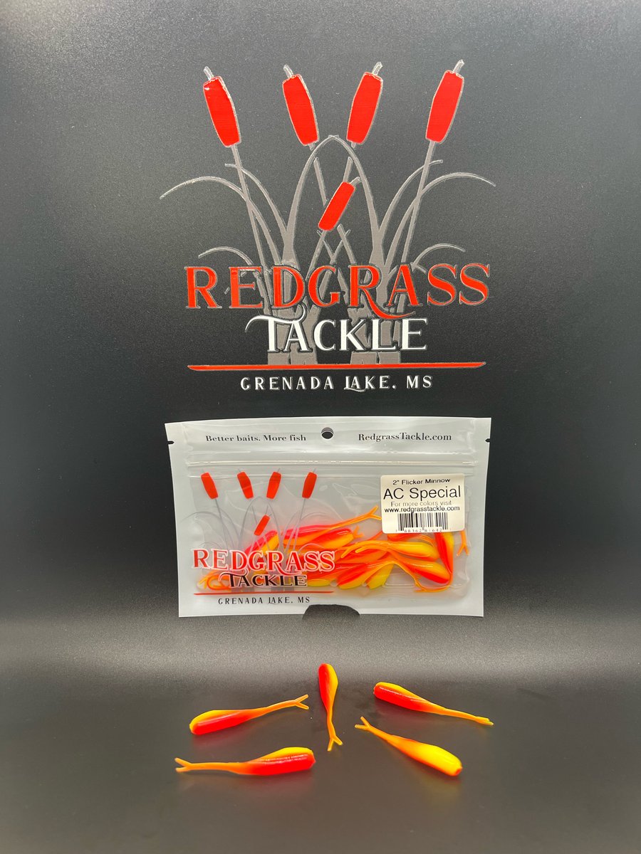 2" Flicker Minnow - AC Special | Redgrass Tackle