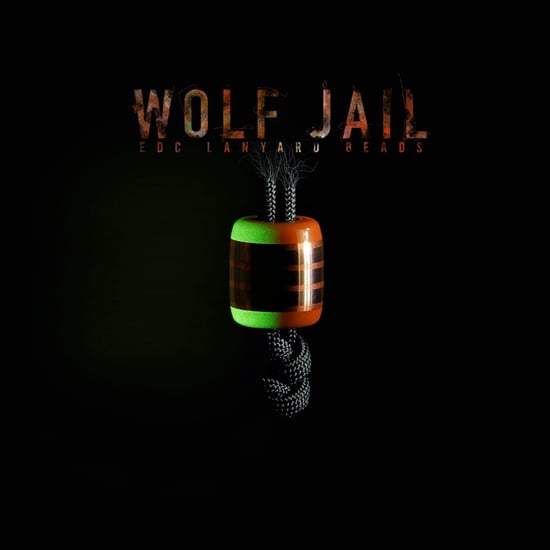 Wolf Jail EDC lanyard beads (GLOW) | Copper Wagon