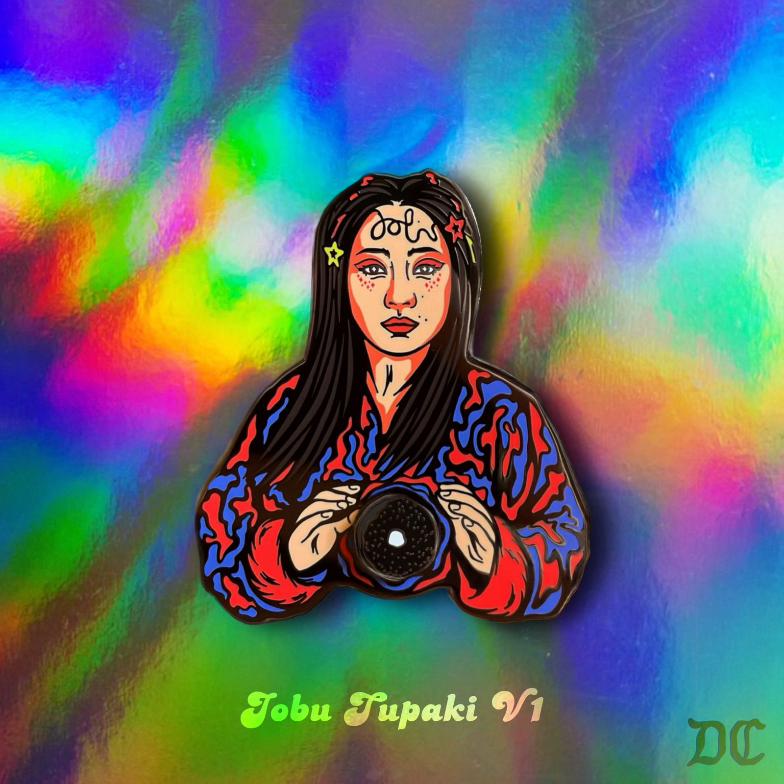 Jobu Tupaki spinning enamel pin | DarkCult