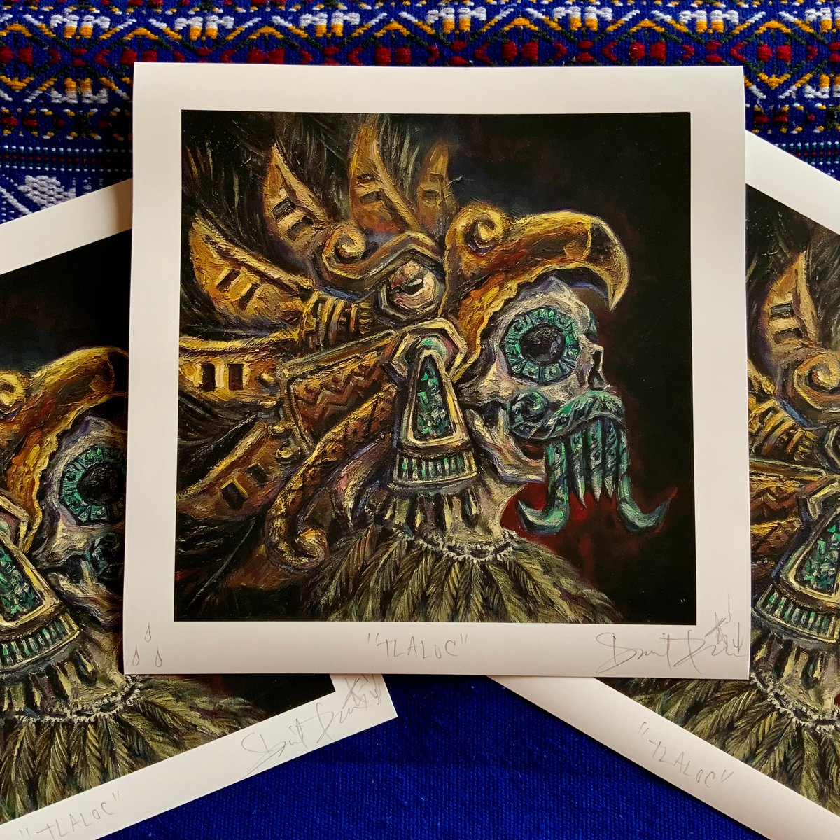 Tlaloc print | Danny Ponce