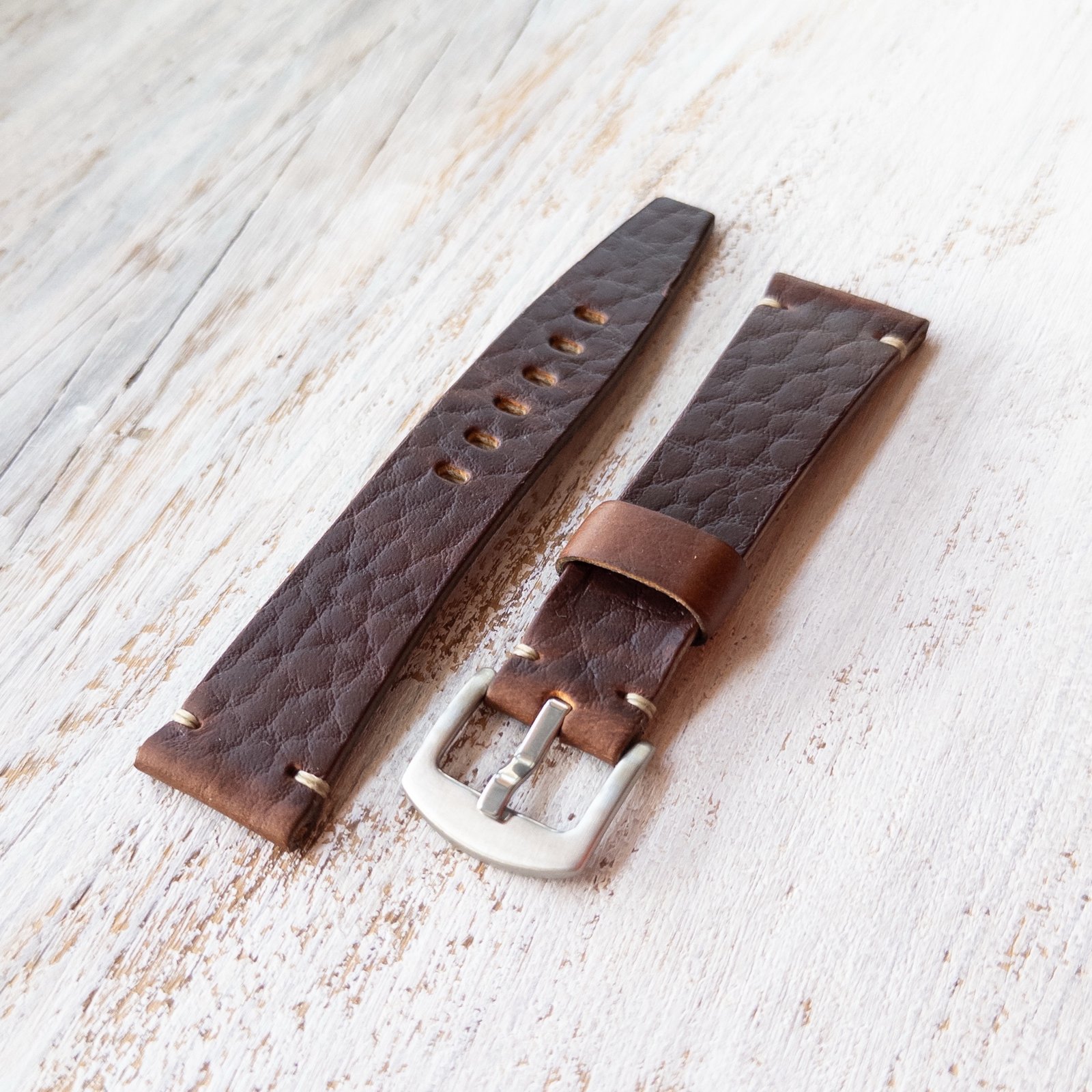Horween Chromexcel - Bison Whiskey | Watchstrapheaven