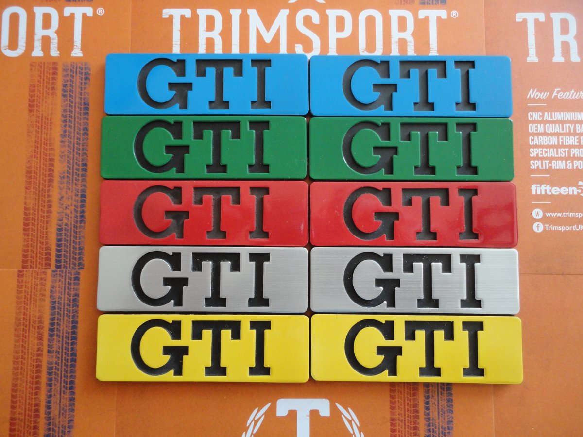 Trimsport - May 2026 — Trimsport VW Golf Mk2 GTI Side Badges