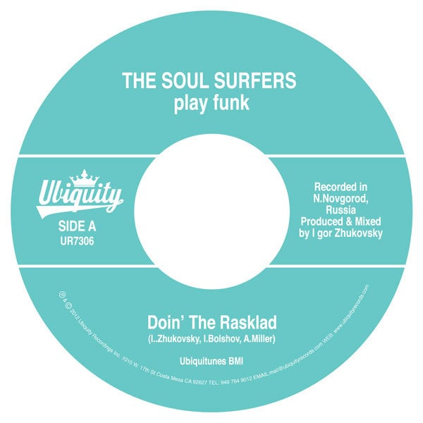 The Soul Surfers - Doin' The Rasklad b/w Girl From Sao Paulo (white 7 ...