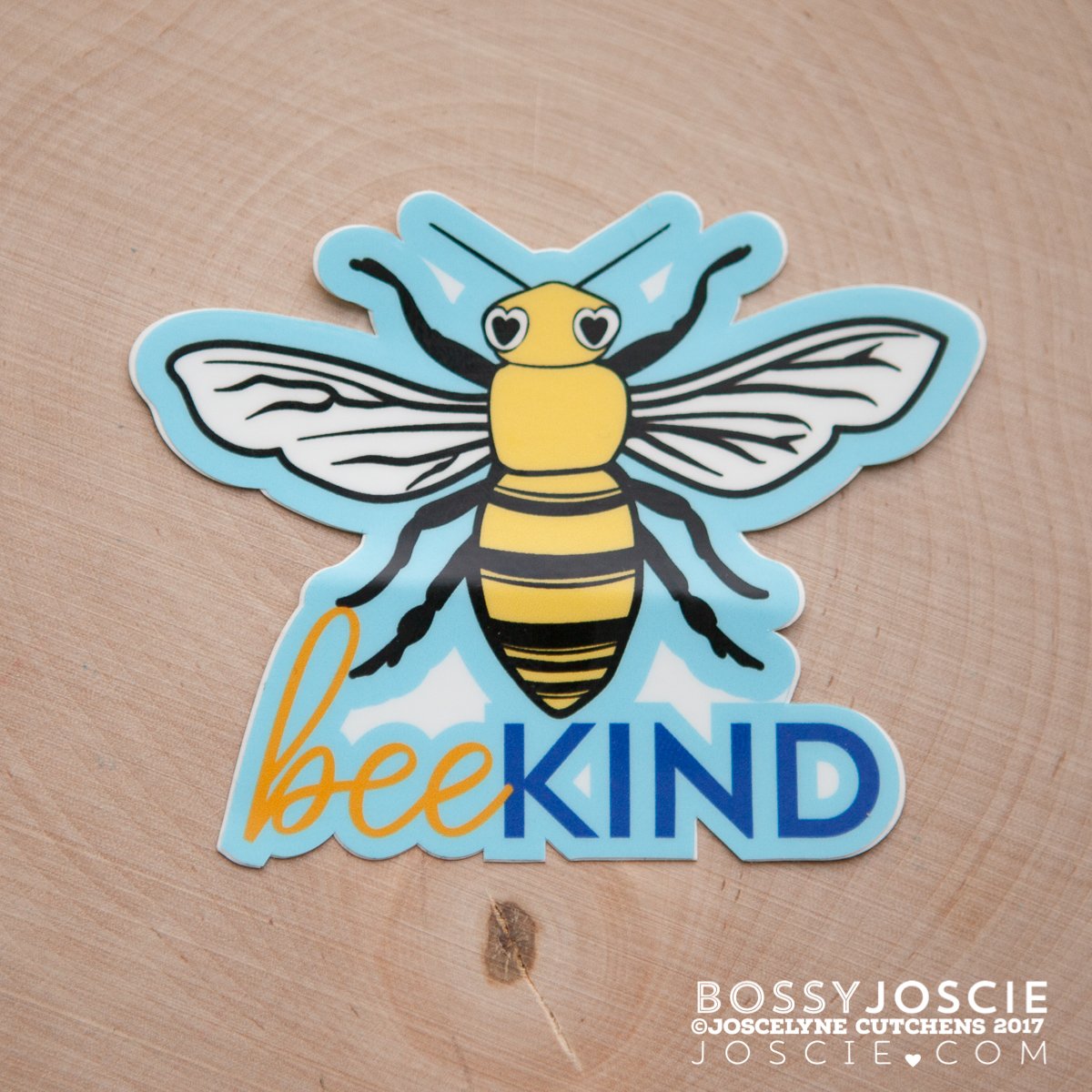 Large Bee Kind Sticker | bossy Joscie